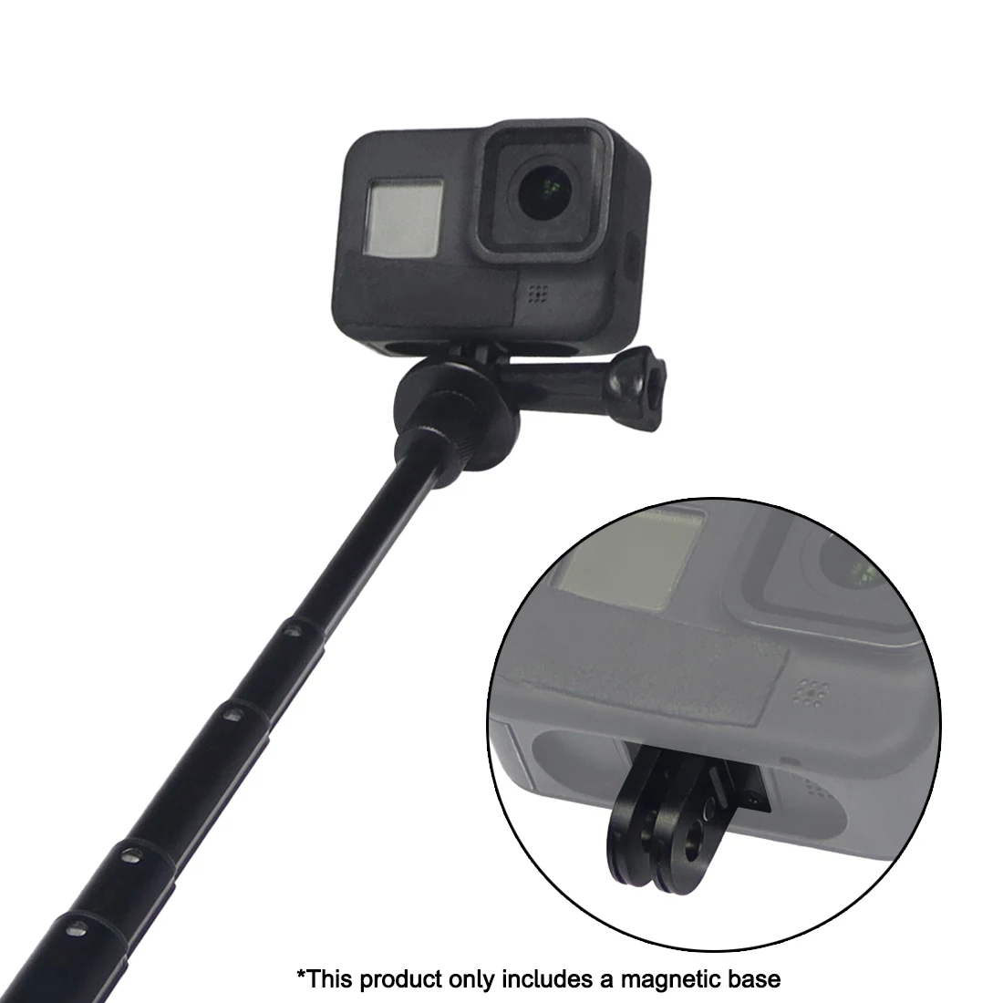 With 1/4 Tripod Connect Port Magnet Adapter Mount Replacement Folding ...