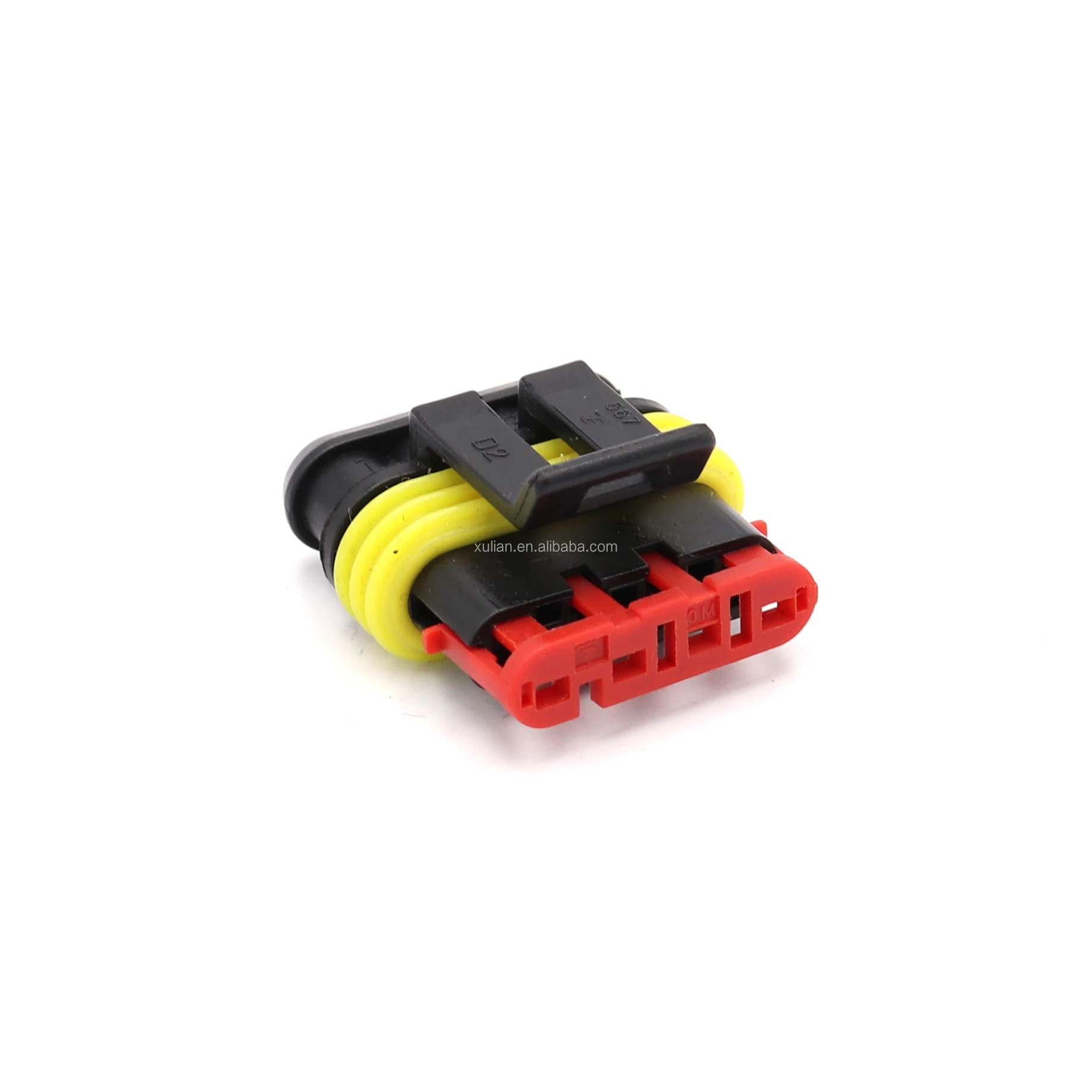 4 Pin Replacement Waterproof Connector Terminal Harness 282088-1 282106 ...