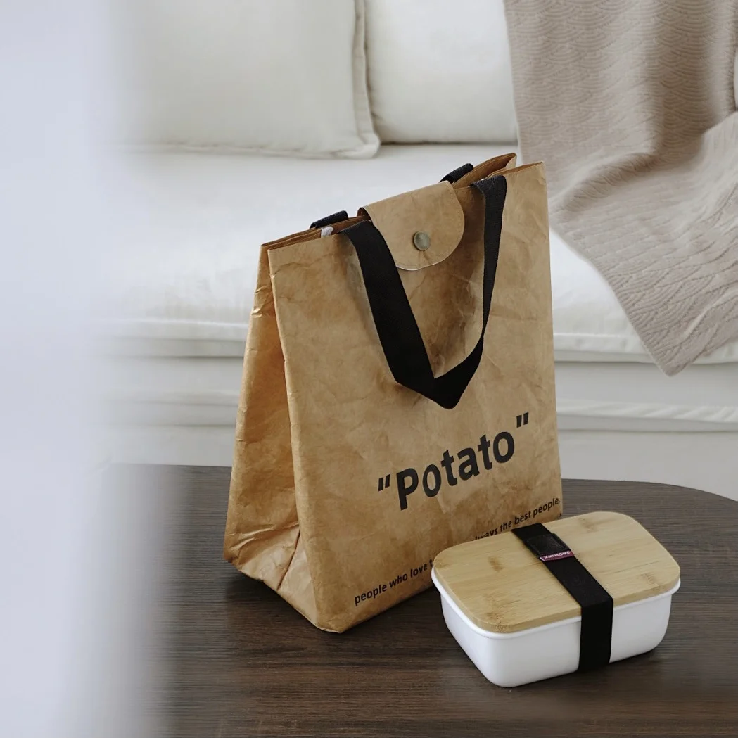 Wholesale Cheap Ecofriendly Thermal Food Delivery Bag Brown Insulated ...