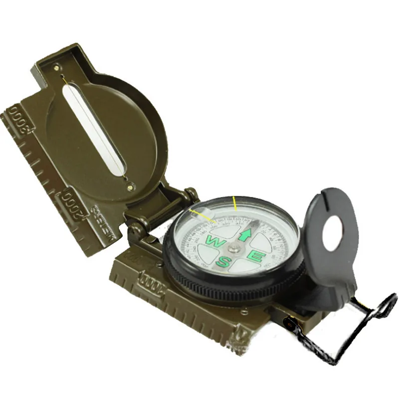 lensatic compass pocket zinc alloy compass for outdoor hiking| Alibaba.com