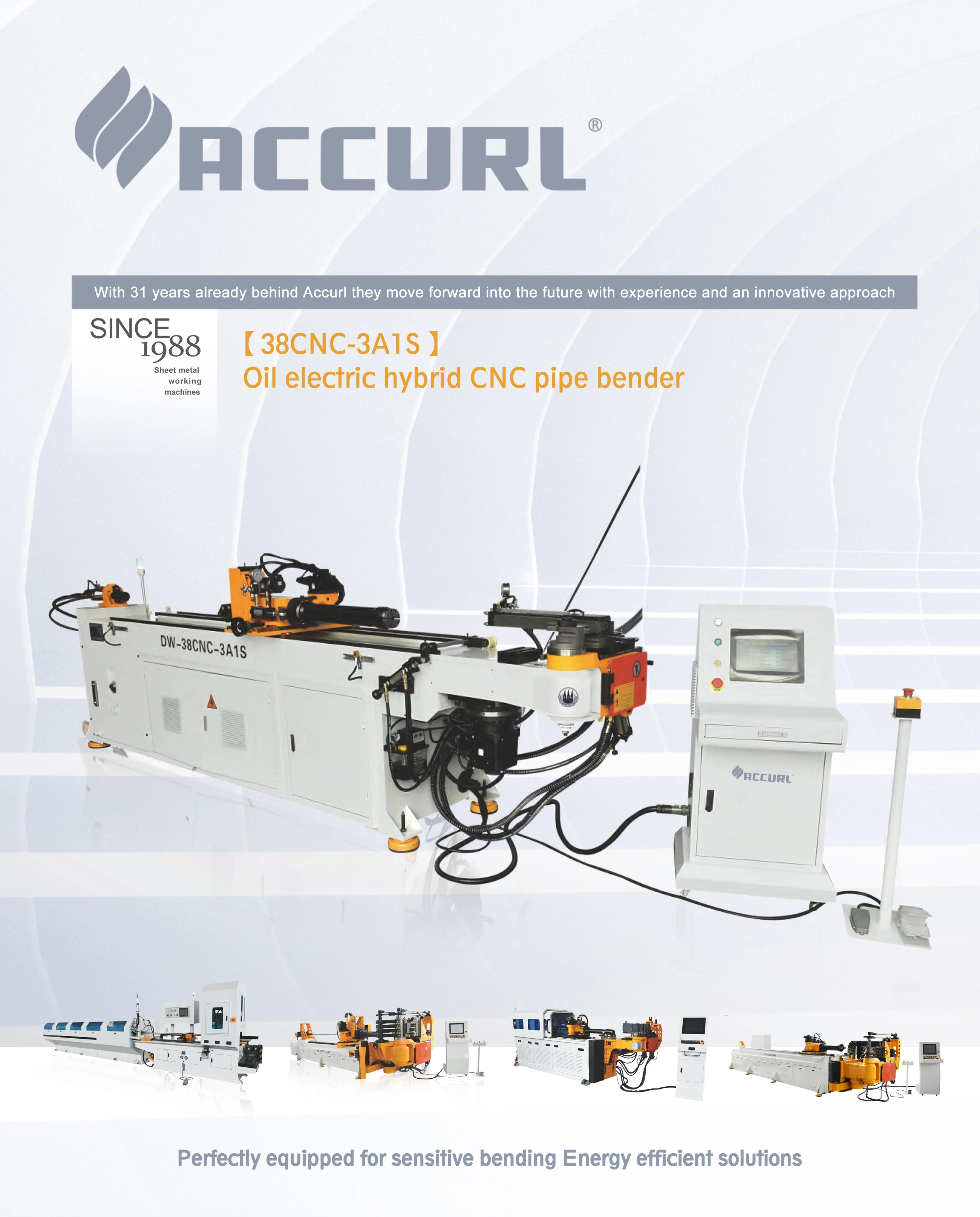 DW-38 CNC Automatic Profile Bending Machine Manual for Pipe Tube Metal ...