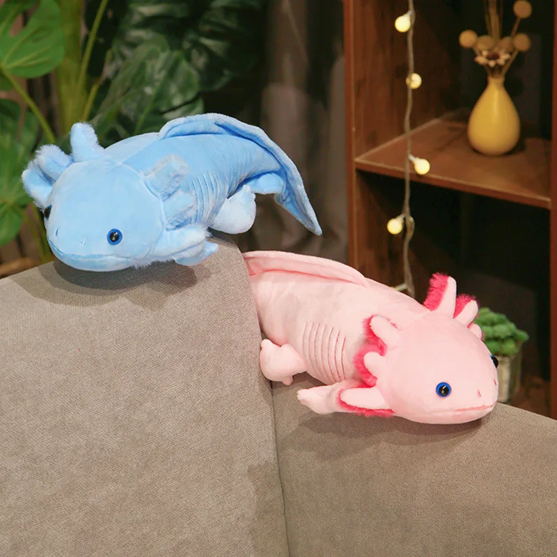 Multi Colors Mexican Axolotl Salamander Anime Plush Toys Soft Cute ...