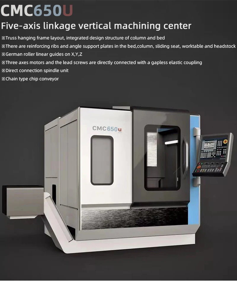 Cmc650u Vertical Machining Center - 5 Axis CNC Precision