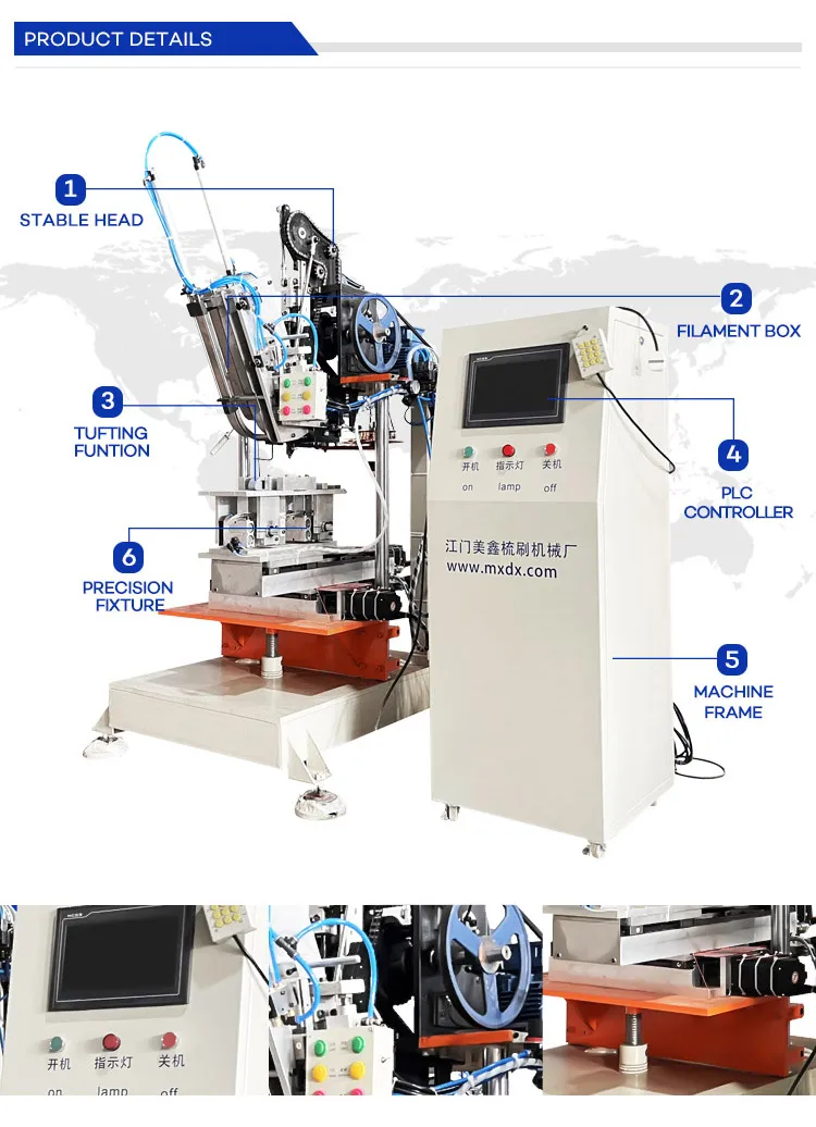 Broom Making Machine Automatic 2 Axis Floor Cleaning Brush Machines ...