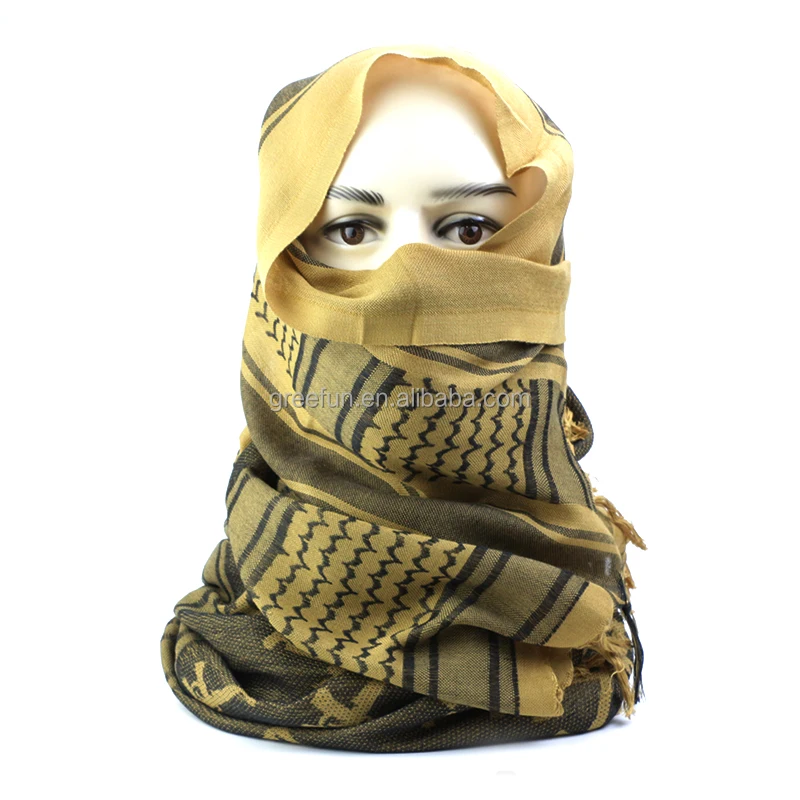 Wholesale 110*110cm Arabic Men Scarf With Tassel,Thick Sand-proof ...
