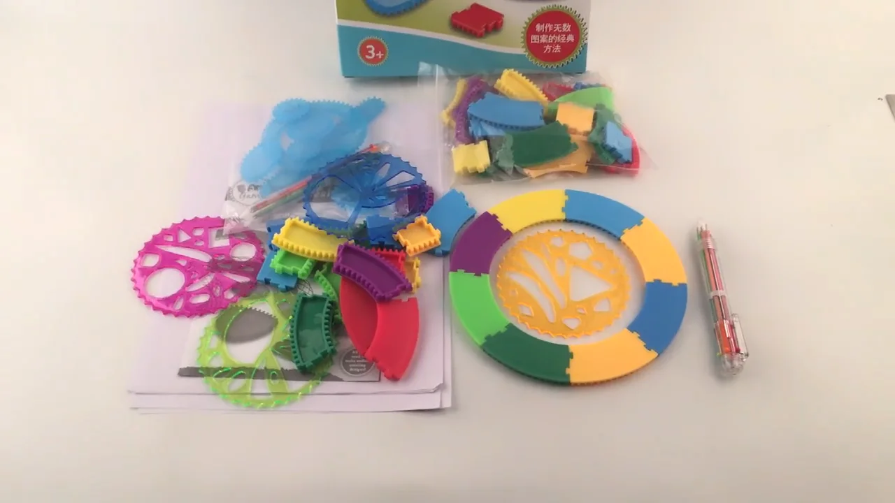 Spiral Design Painting Toy Set For Kids Plastic Doodle Drawing Magic ...