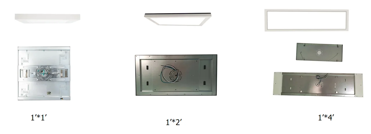 Etl Led Panel Light 1x2 1x4 Surface Mounted Square Edgelite Flat Led ...