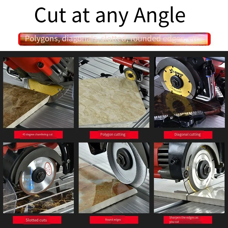 Automatic 45 Degree Electric Equipment Stone Grooving Chamfer Desktop ...