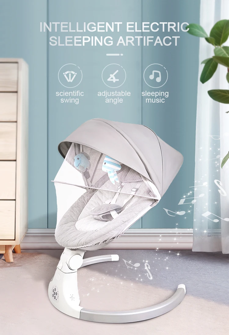En71 Automatic Baby Swing Electric Baby Rocking Chair Remote Control ...