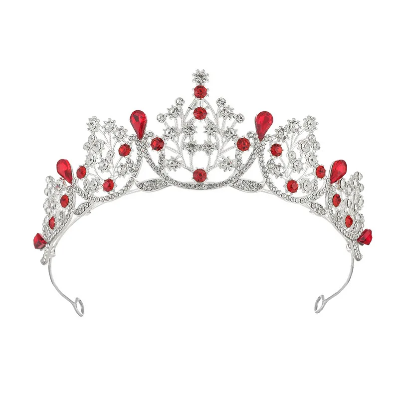 Wholesale Metal Purple Crystal Crown Princess Girl Rhinestone Crown ...