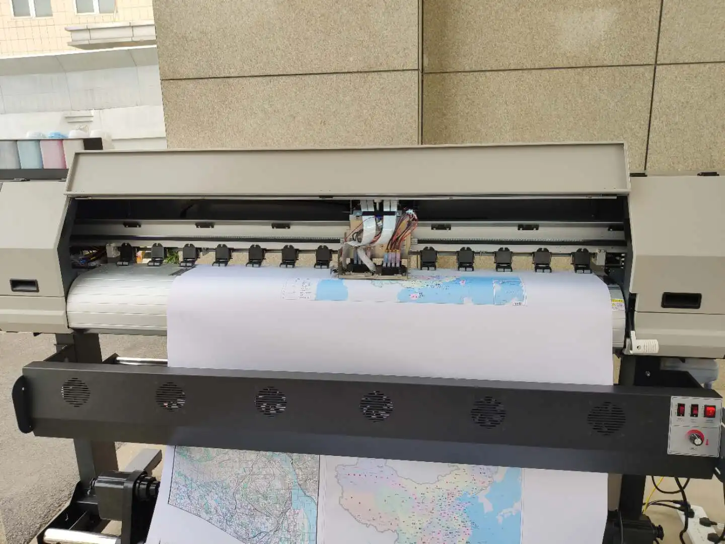 Spring Sp1900 8ft Large Format Printer High Speed Eco Solvent Printer ...