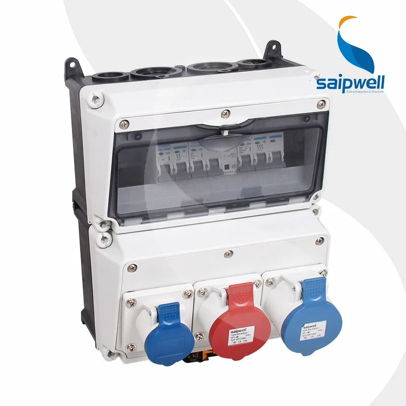 SAIPWELL CSD/SPS Combined Socket Distribution Box - IP65