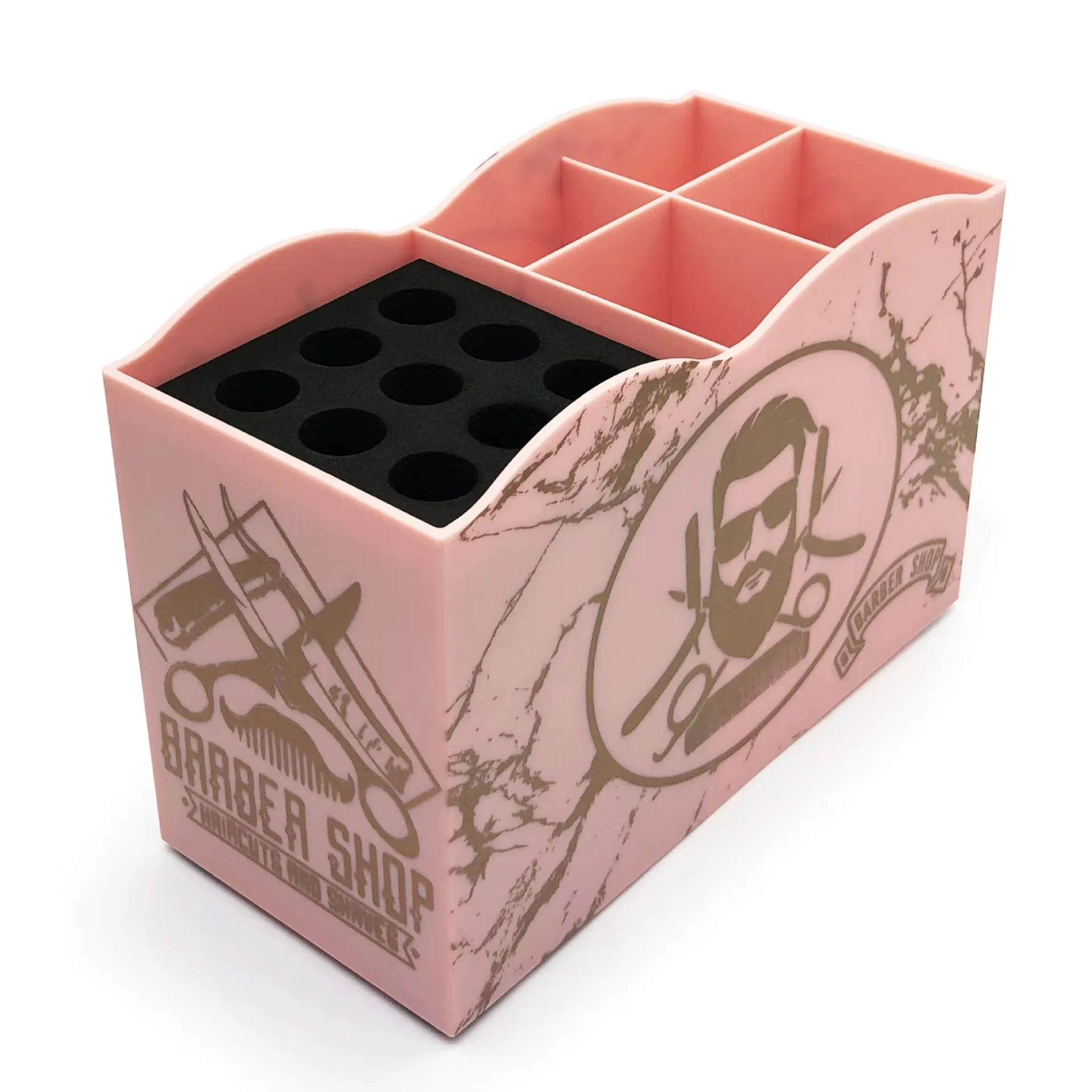 Vinnie Large Capacity Hairdressing Tool Storage Box Scissors Comb Clips ...