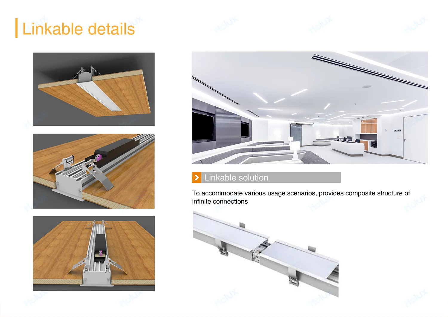 Warehouse Linear Led Light,aluminum Profile Modern Suspended Office Led ...