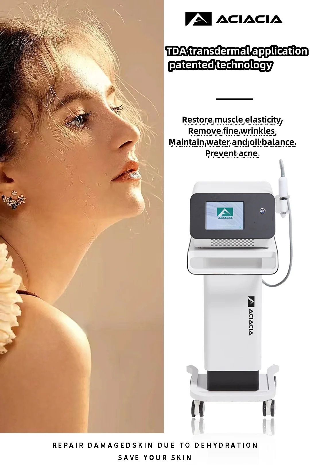 ACIACIA Non-Invasive Skin Booster Must-Have Anti-Aging Hydration Needle ...