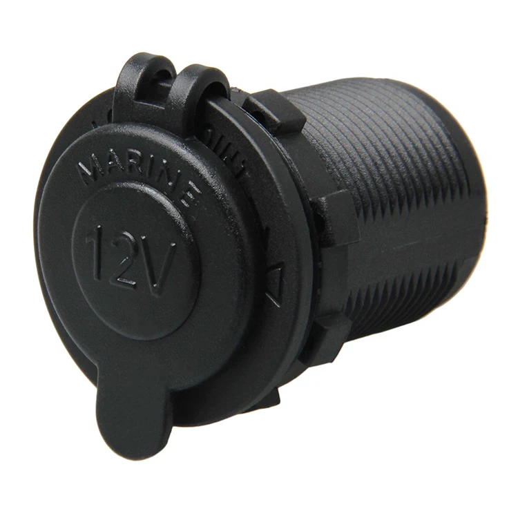Waterproof Cover Dc 12v Socket Take Power Adapter For Car Marine ...