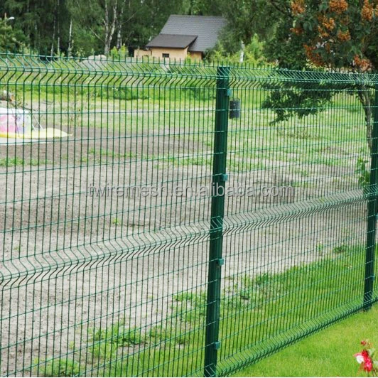 Green Pvc Coated 4mm Square Tube 2.5x2m 3d Welded Wire Mesh Fence ...