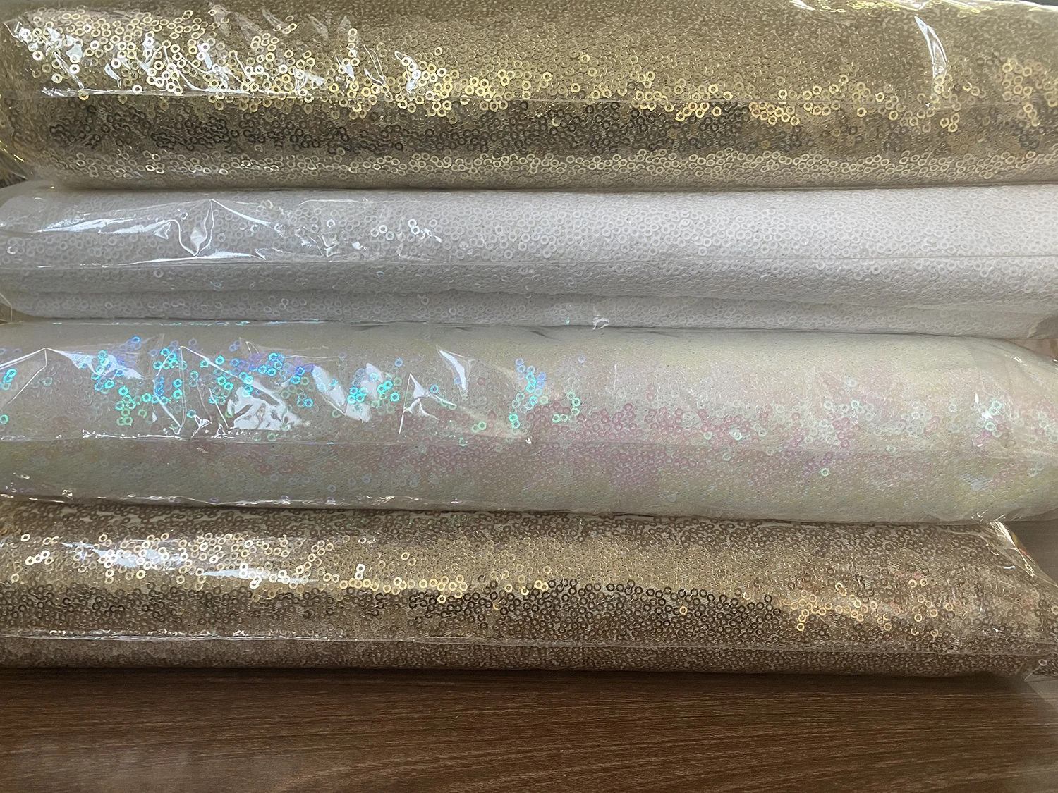 6x8 Ft Wedding Birthday Photo Booth Yellow Gold Sequin Backdrop Event ...