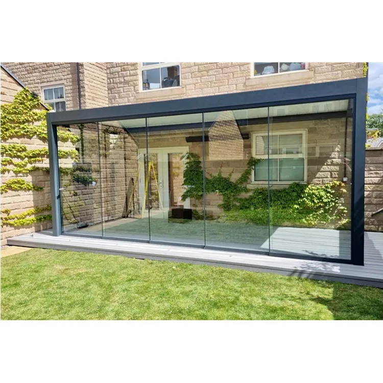 Modern Outdoor Aluminium Veranda Terrassendach Waterproof Glass ...