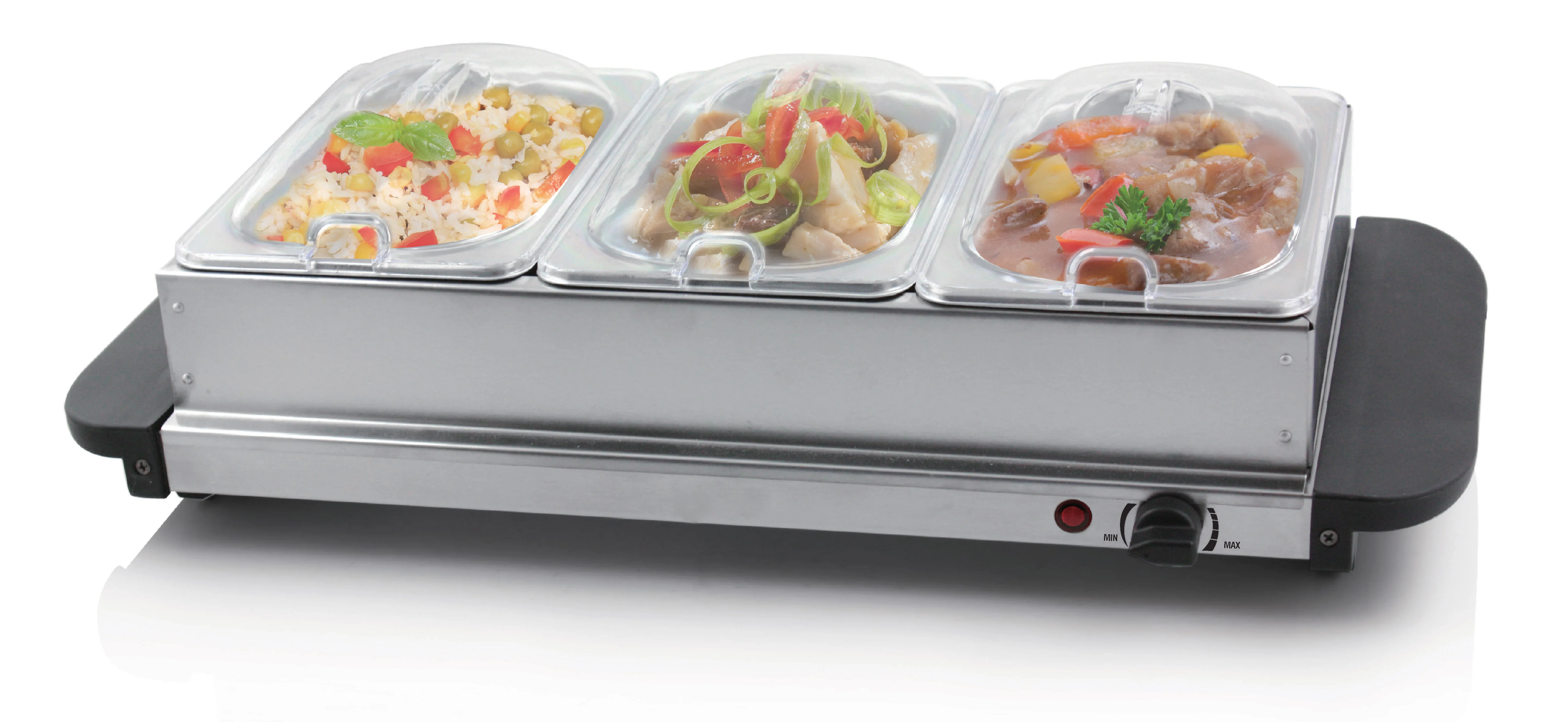 Wholesale Large Electric Triple Stainless Steel Buffet Warmer Warming ...