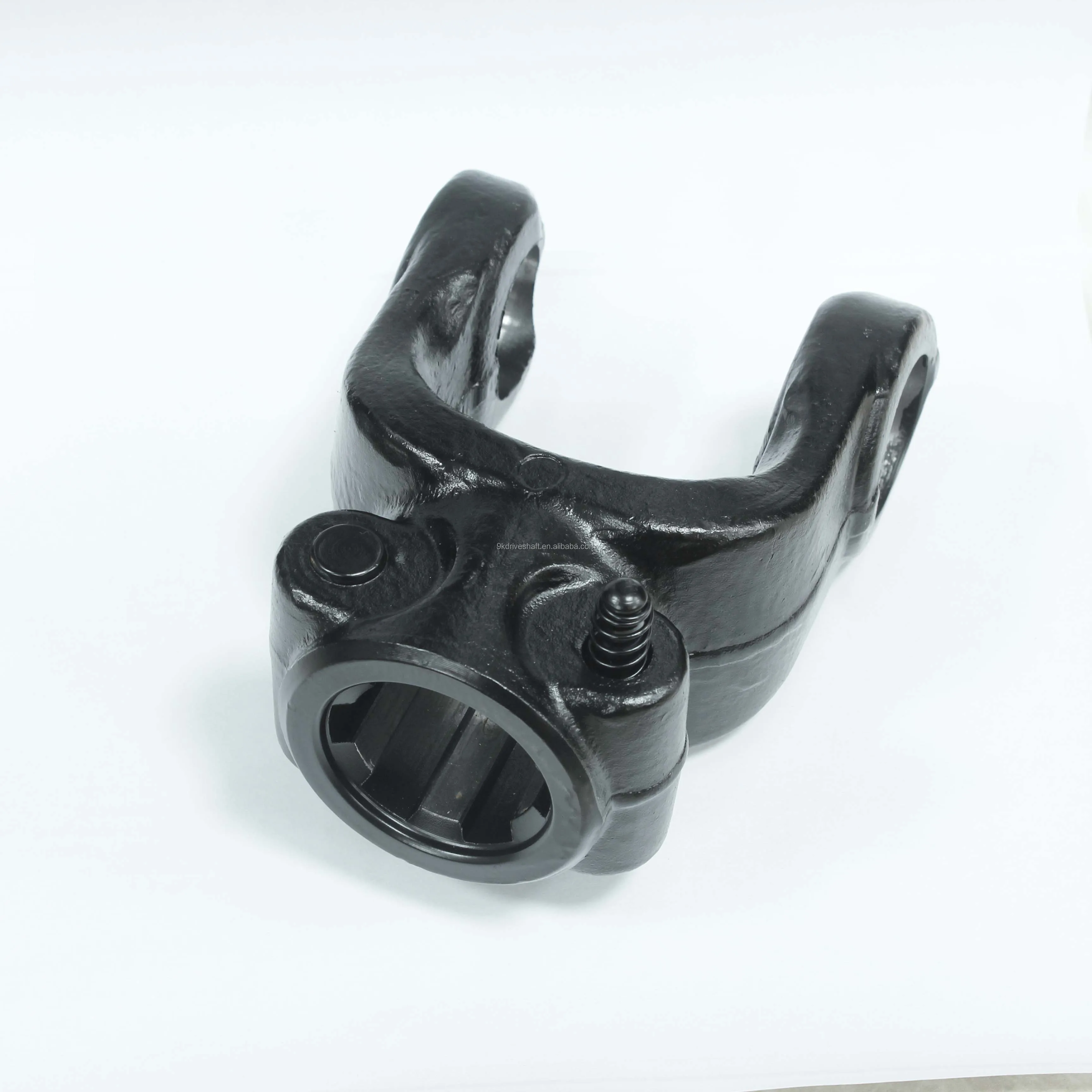 Black Splined Double Push Pin Yoke - PTO Drive Shaft