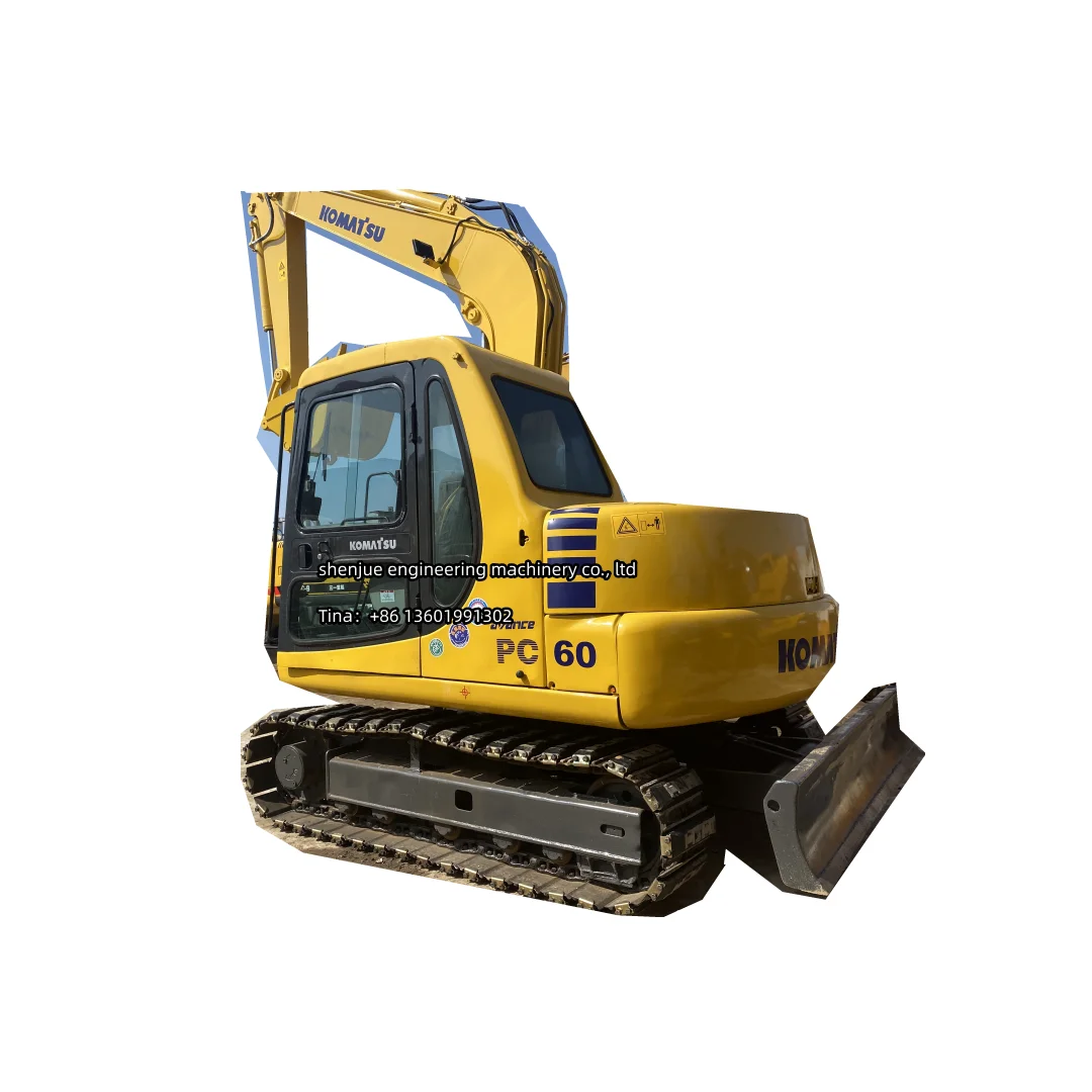 Mini second-hand digger Komatsu PC60 construction machinery used ...