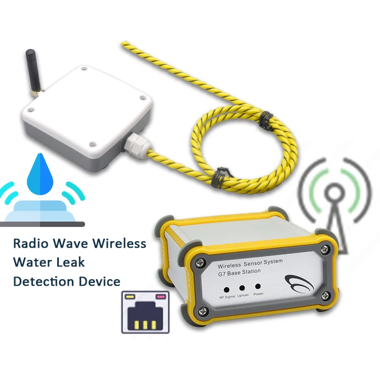 RS485 16-Channel Water Leak Detector Alarm - Wireless & Remote Control