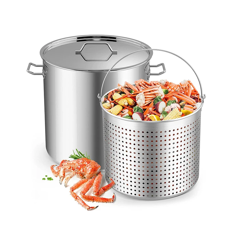 Custom Outdoor Cooking Pot - Stainless Steel Stock Pot