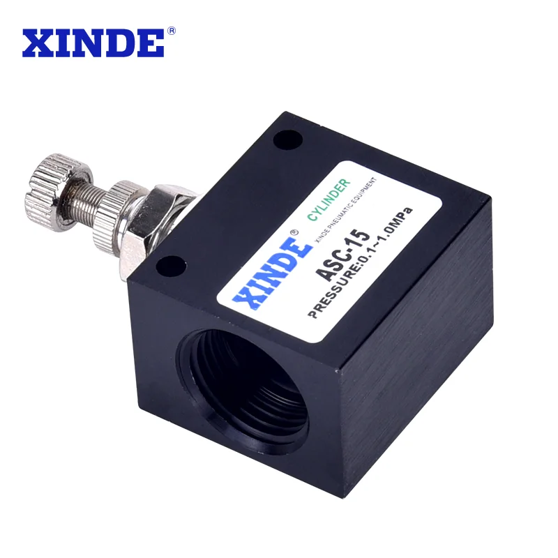 High Quality Asc Series Pneumatic Flow Control One-way Throttle Valve ...