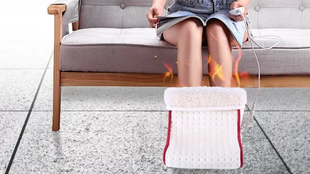 Home Feet Heating Shoes Electric Heated Foot Warmer With Massager - Buy ...