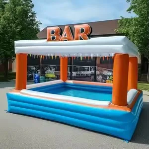 Commercial Inflatable Pool Bar - Perfect for Outdoor Parties