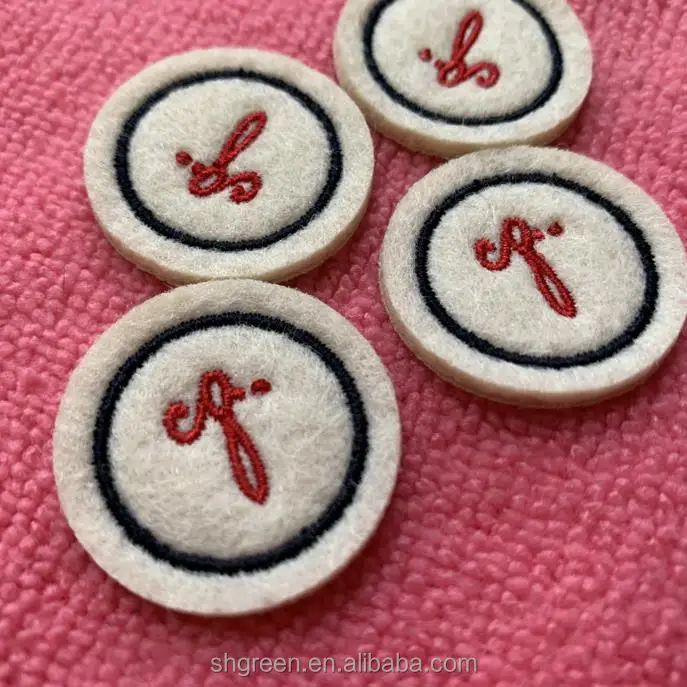 Promotional 3d Embossed Logo Clothing Embroidery Label,Natural Color ...