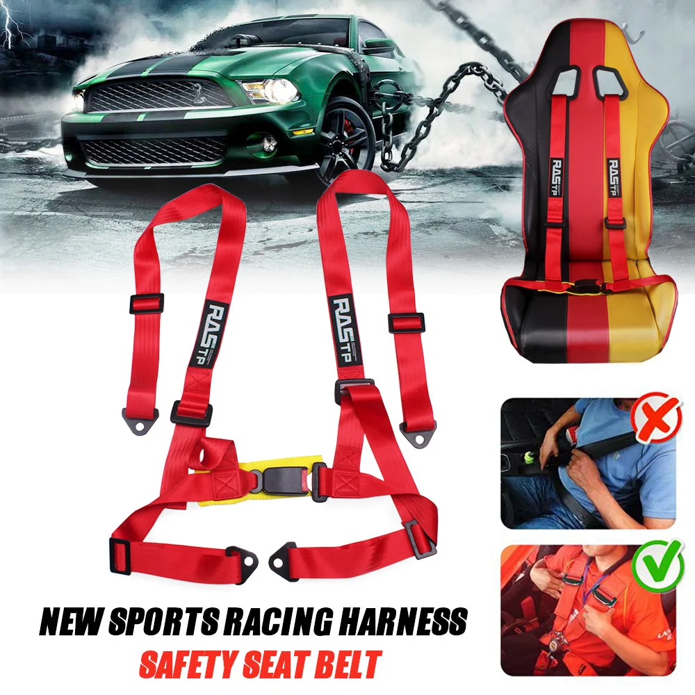 4 Point Racing Safety Harness - Secure Your Seat Belts