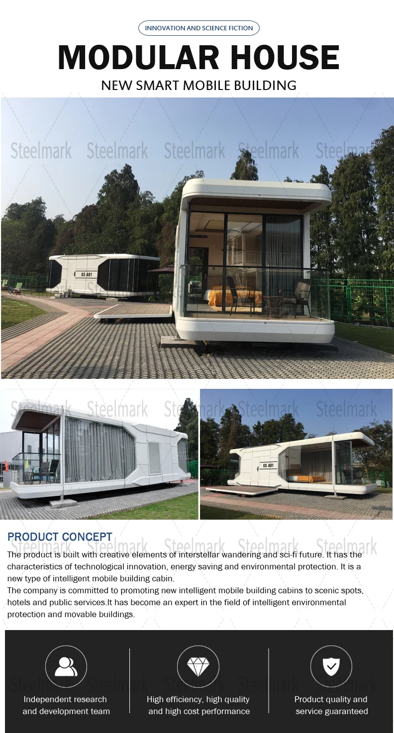 Solar Space Capsule House - Luxury Prefabricated Homes