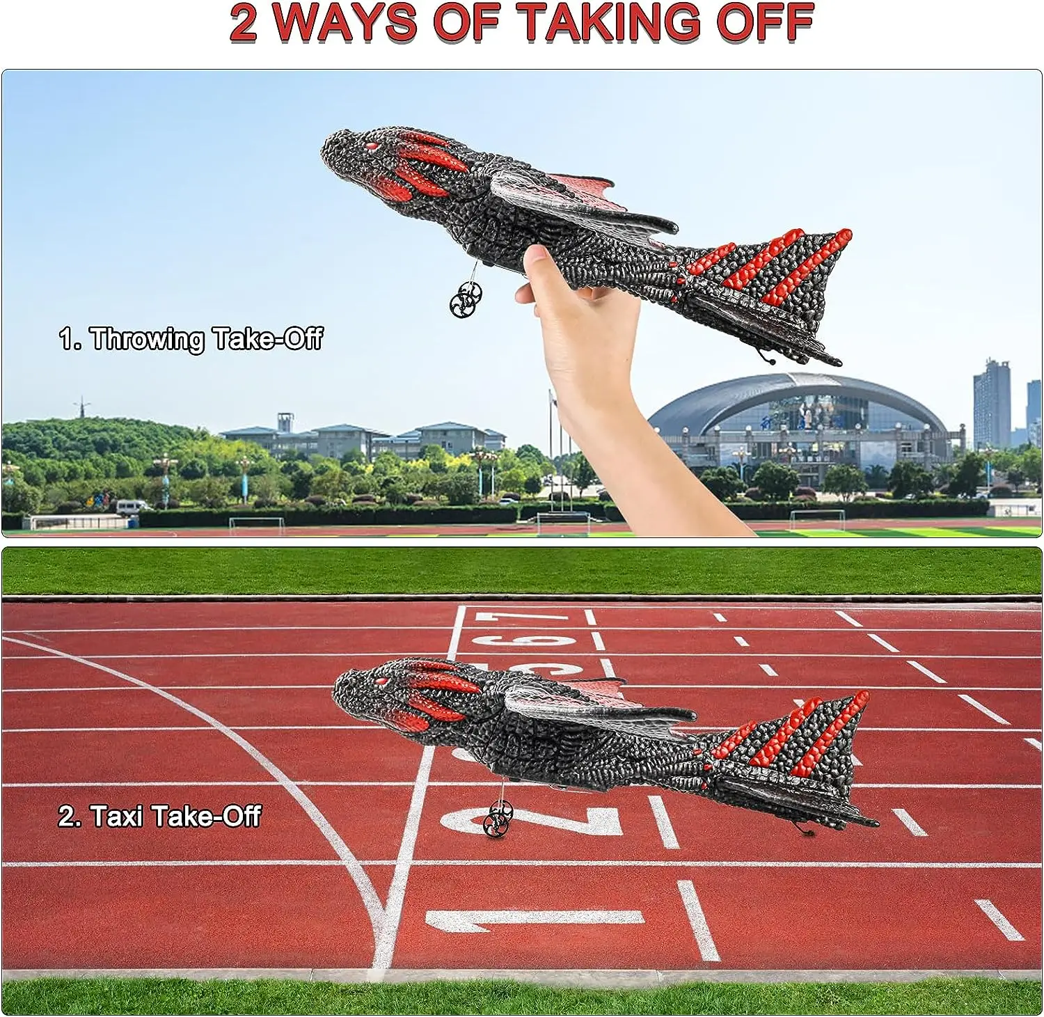 2023 Rc Flying Dinosaurs Epp Foam Rc Plane Toys Airplane Glider Model ...