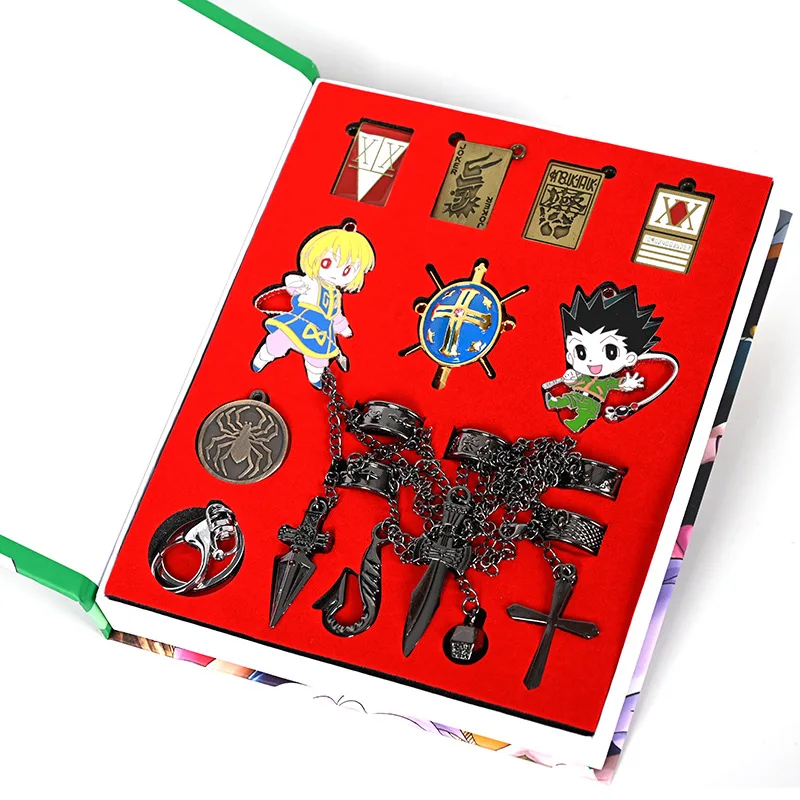 Anime Cosplay Figure HUNTER X HUNTER Keychain Weapon Model Set