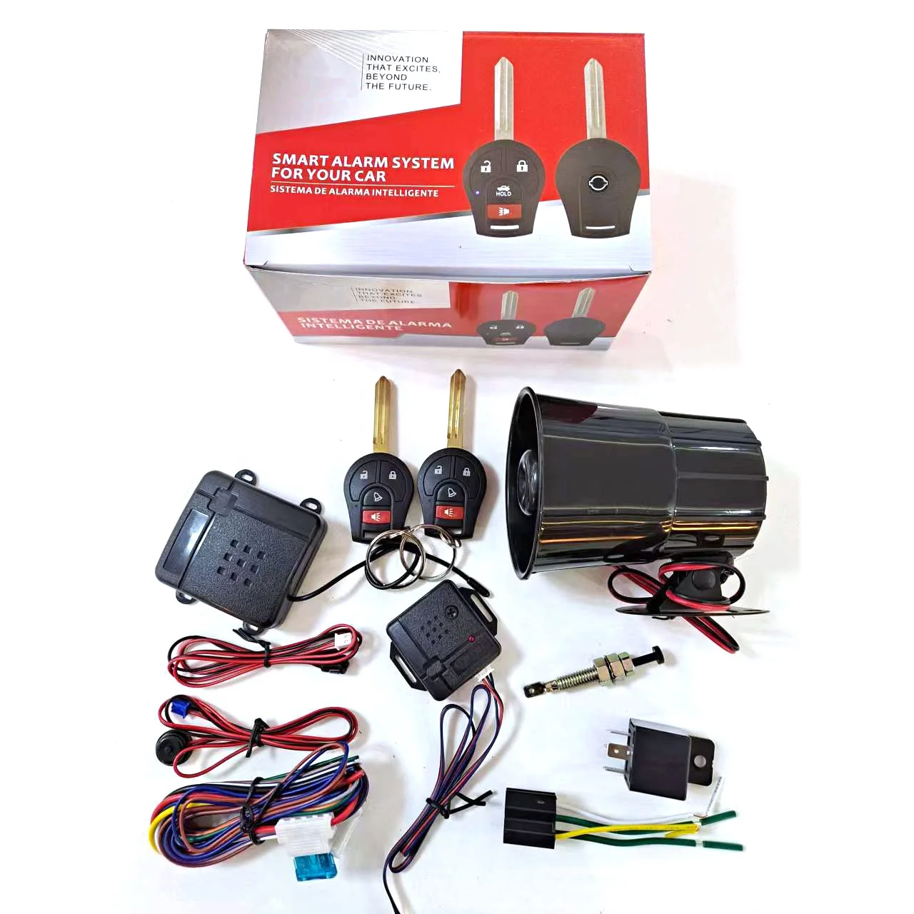 Factory Supply Bcs-v200ns One Way Intelligent Alarm System For Nissan ...