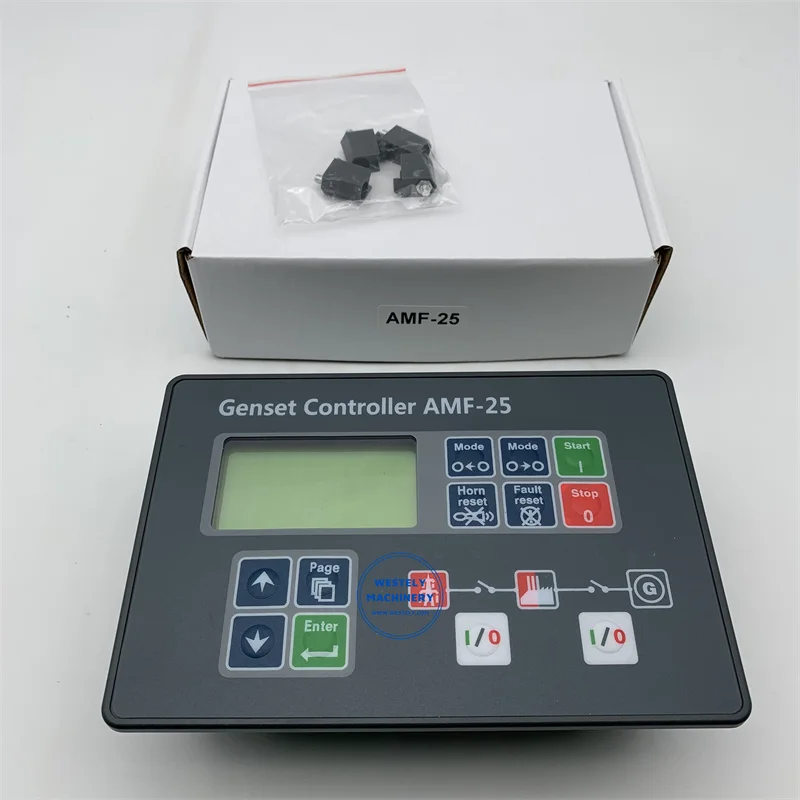 Original Genset Controller Amf25 Generator Control Module Amf-25 Il- Nt ...