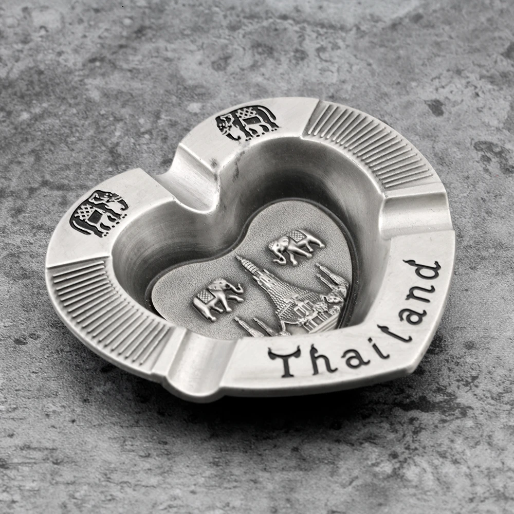 Custom Logo Creative Portable Luxury Vintage Tourist Souvenir Ashtray ...