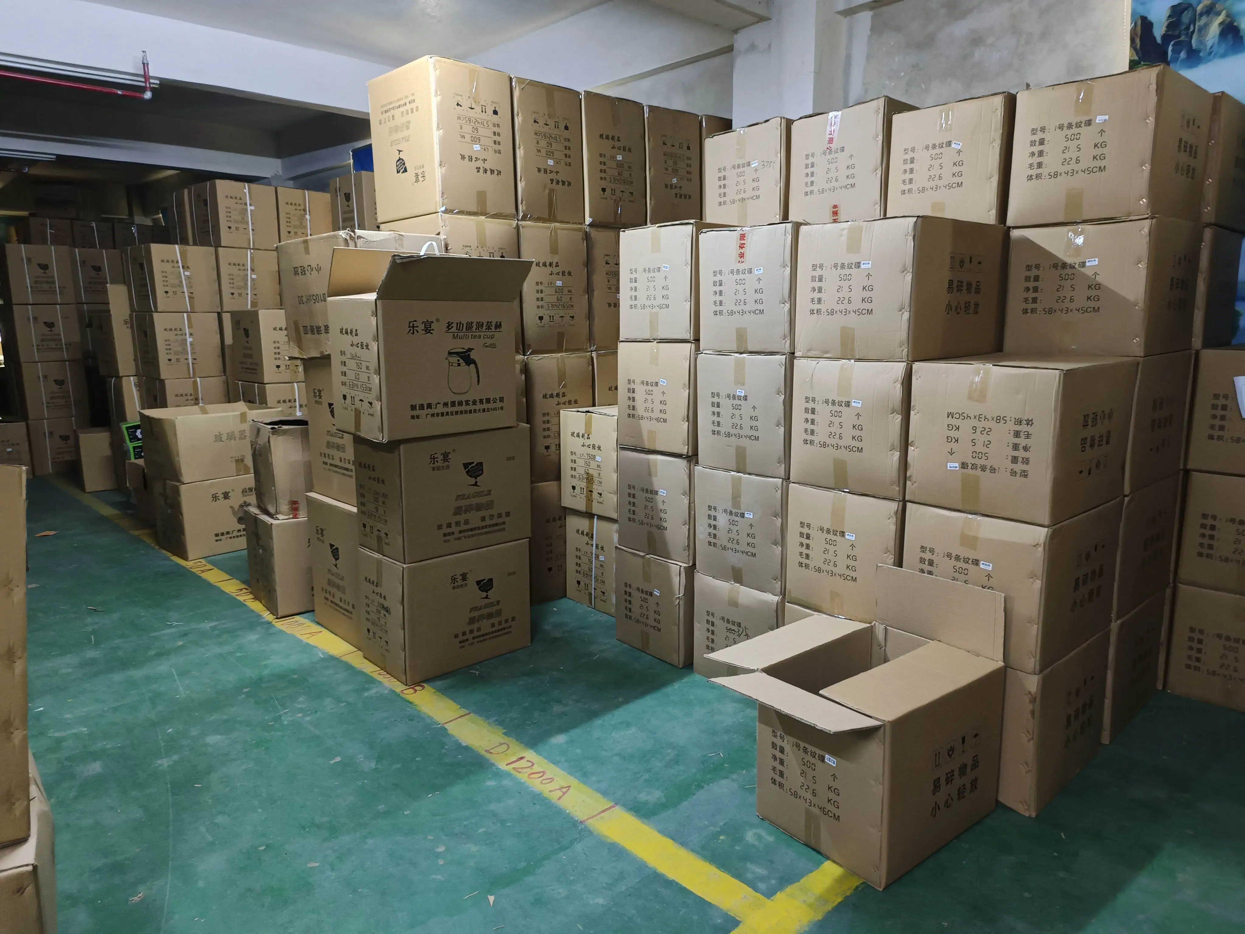 Light Luxury Glass Cold Kettle Bucket Set Large Capacity Household Cold ...