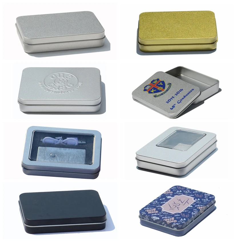 Customized Luxury Rectangular Tin Box for Packing Snacks