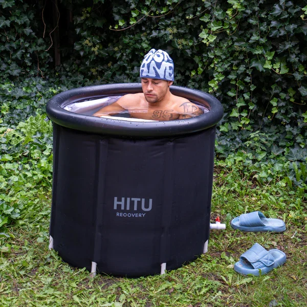 Inflatable Ice Bath Therapy Portable Pod Cold Plunge Soaking Sports ...