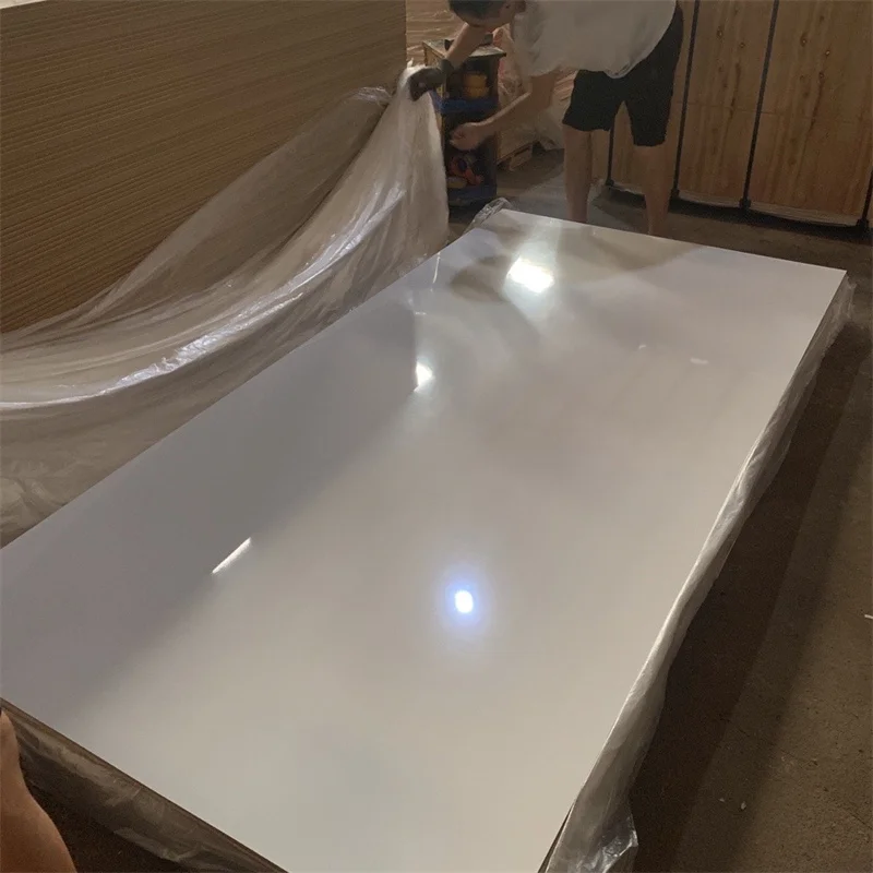 5.5mm 9mm 12mm 15mm 18mm White Melamine Faced 4x8 Melamine Paper Laminated Mdf 15mm White Mdf ...