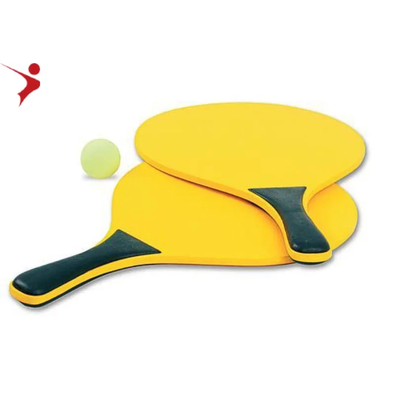 Custom 6mm And 8mm Wooden Beach Paddle Racket Tennis Racket Bat Set ...