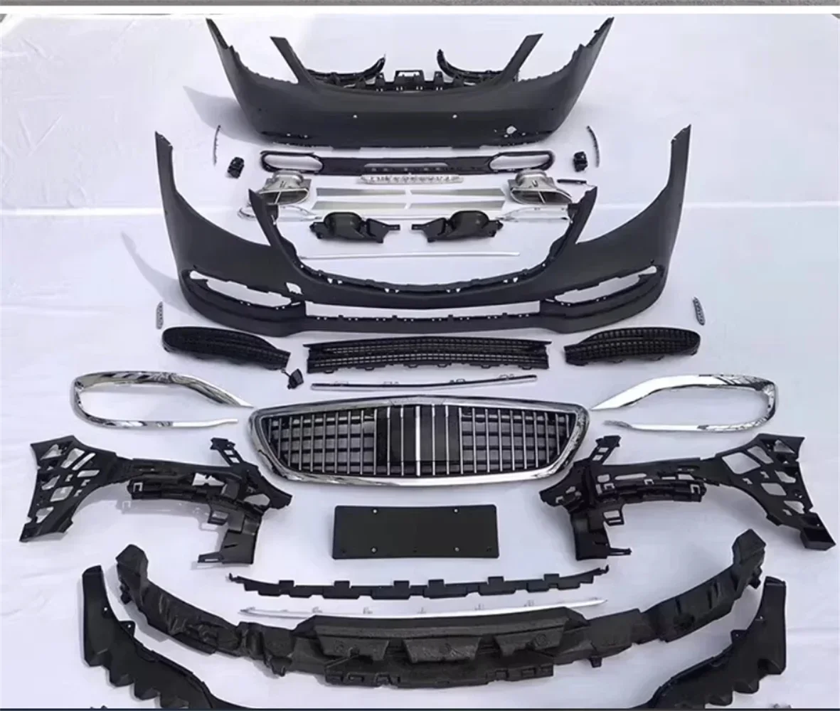 Car Front Rear Bumper Assembly Side Skirt Headlight Taillight Grill For ...