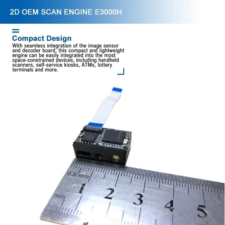 mini size E3000H 2D barcode scanner module engine compatible with ...