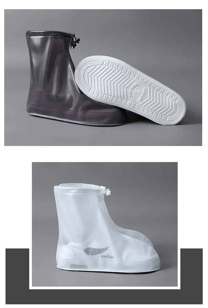 Hot Sale Pvc Waterproof Overshoes Rain Boots Reusable Rain Shoes - Buy ...