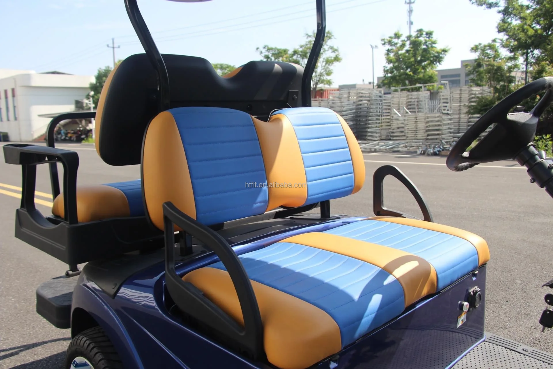 8 Posti Passegger Cargo Golf Cart I Electric Tour Patrol Car Electric ...