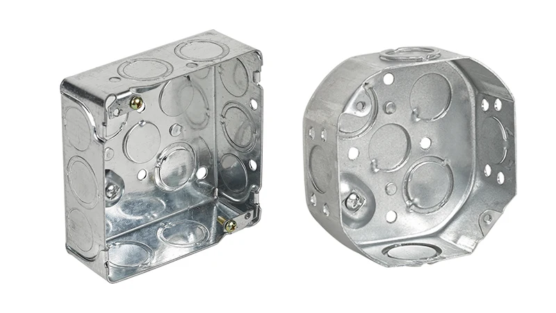 Single Gang 35 Mm Height Electrical Steel Switch Box