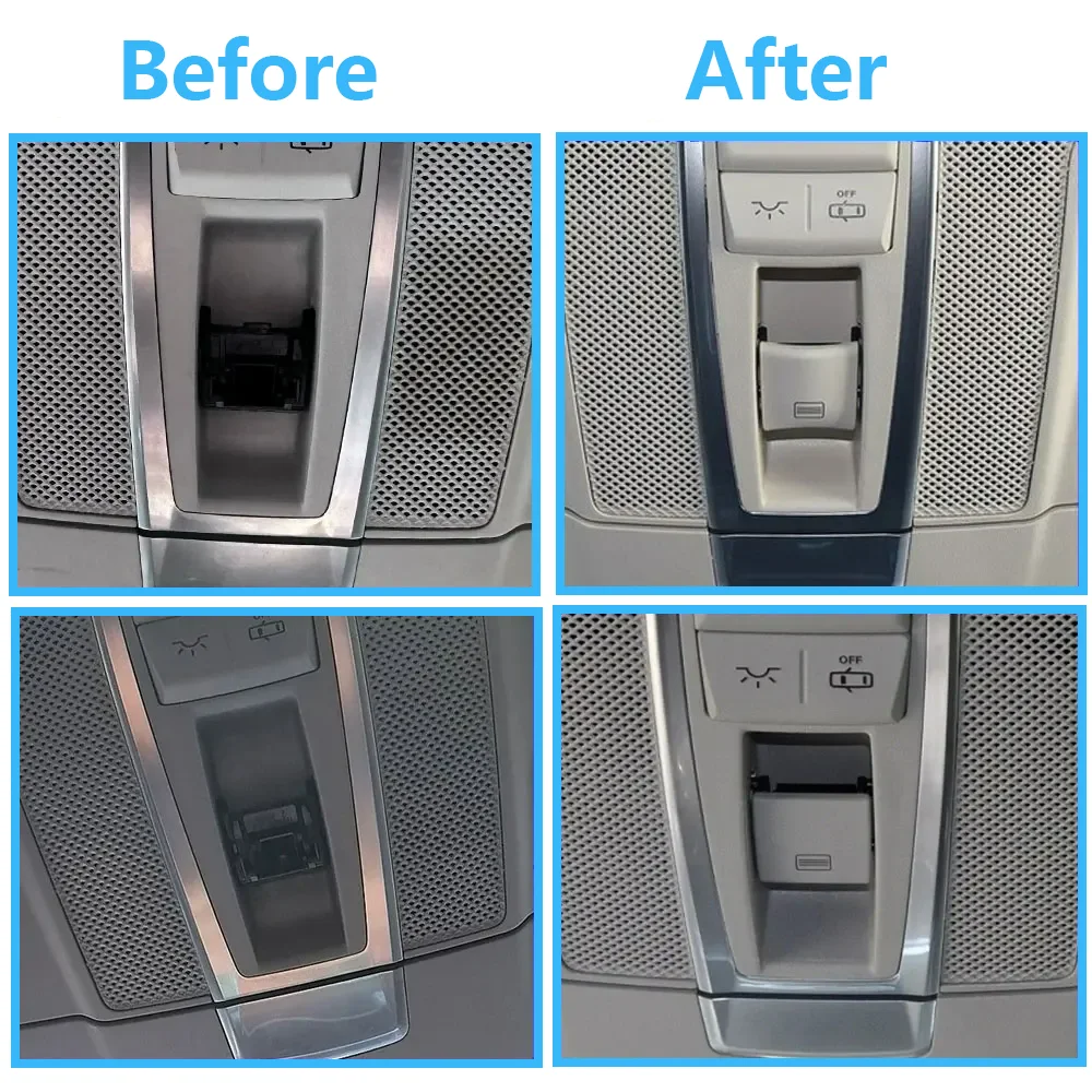 Car Sunroof Window Switch Button Ceiling Light Switch Button Assembly ...